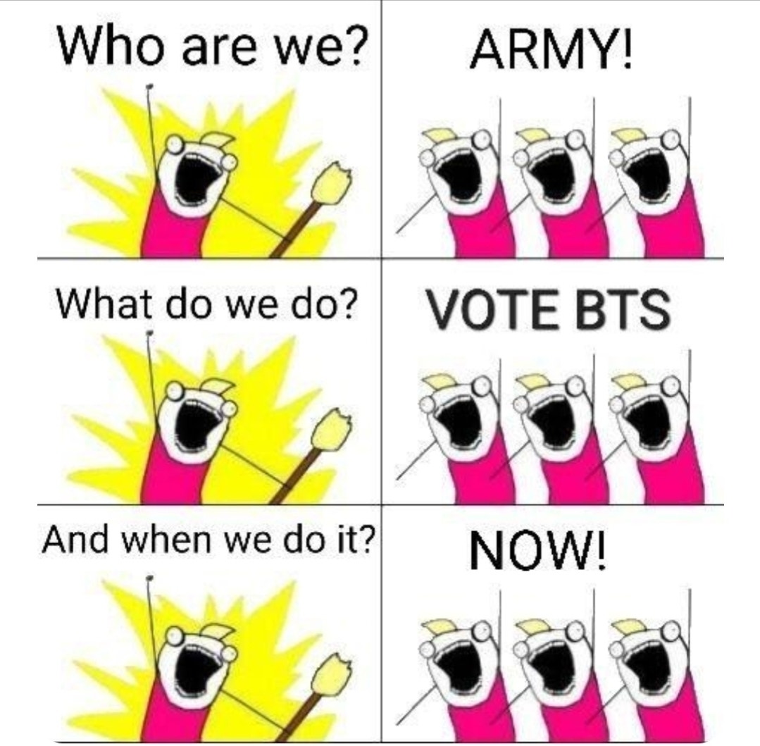BTS Community Post - Army vote for BTS please🙏🙏🙏🙏🙏🙏🙏