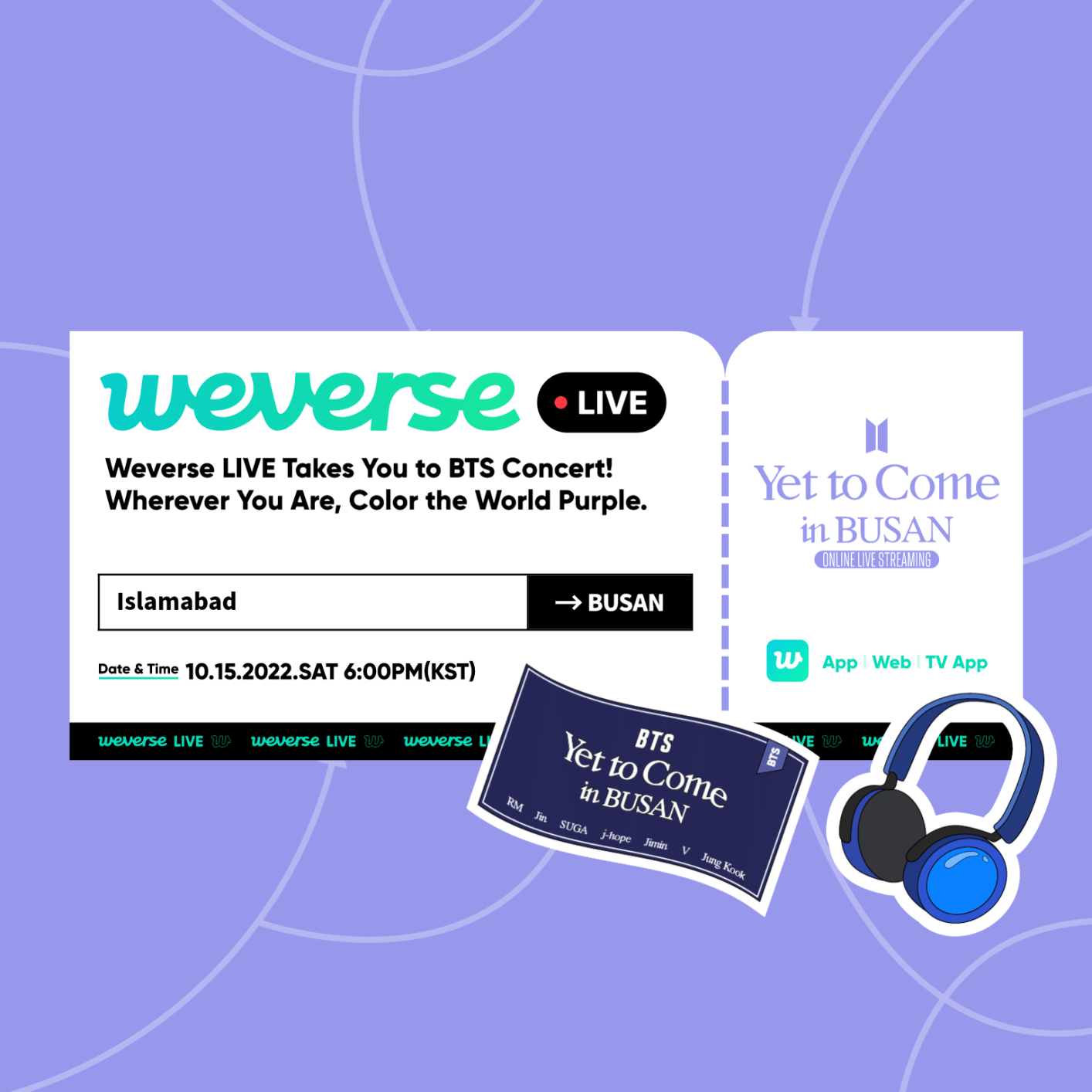 BTS Community Post - #yettocome_on_weverse_live