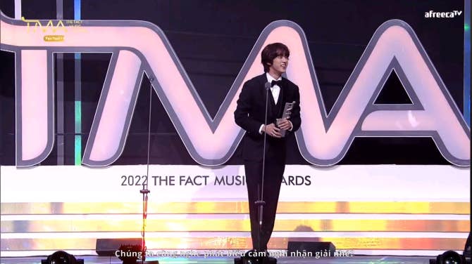 BTS Community Posts - Congrats to Jin of BTS for winning the FANNSTAR Individual Choice award at ...
