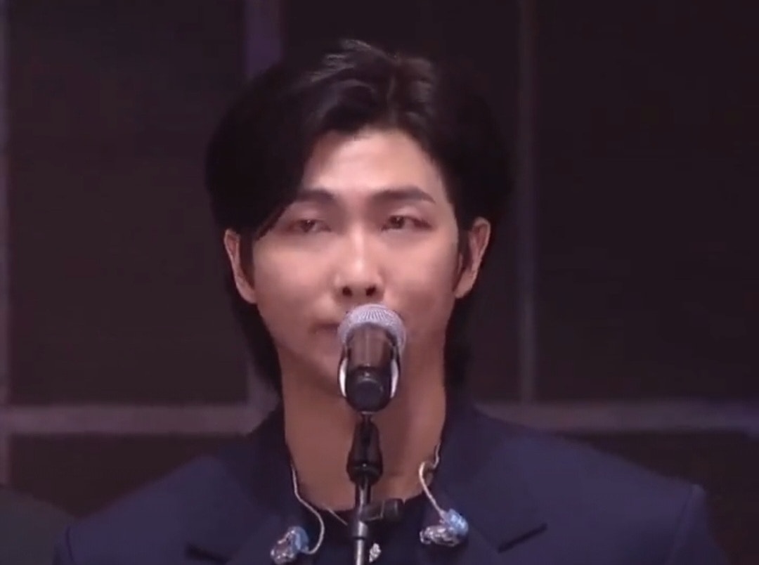 BTS Community Post - Don't cry RM☹️ you're such a best leader! we love ...