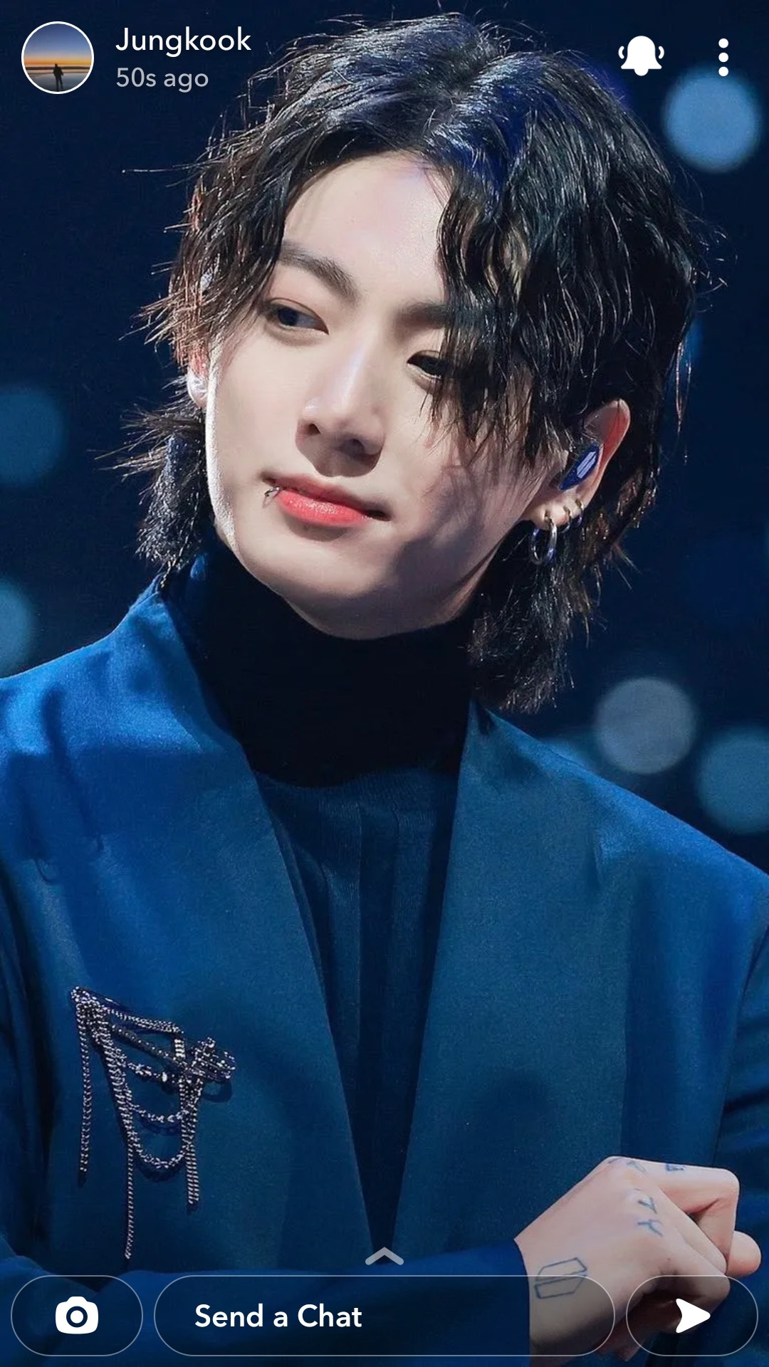 BTS Community Post - my cute jk and v 💜💜💜💜💜 i lov jk hair