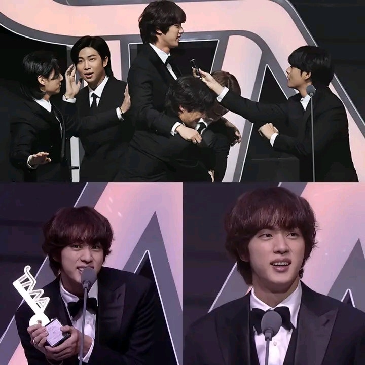 BTS 커뮤니티 포스트 - congratulations jin, so proud of youuu♡