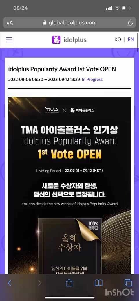 BTS Community Post - 🚨GMA Idolplus Global Popularity Award voting is officially OPEN! Use all ...