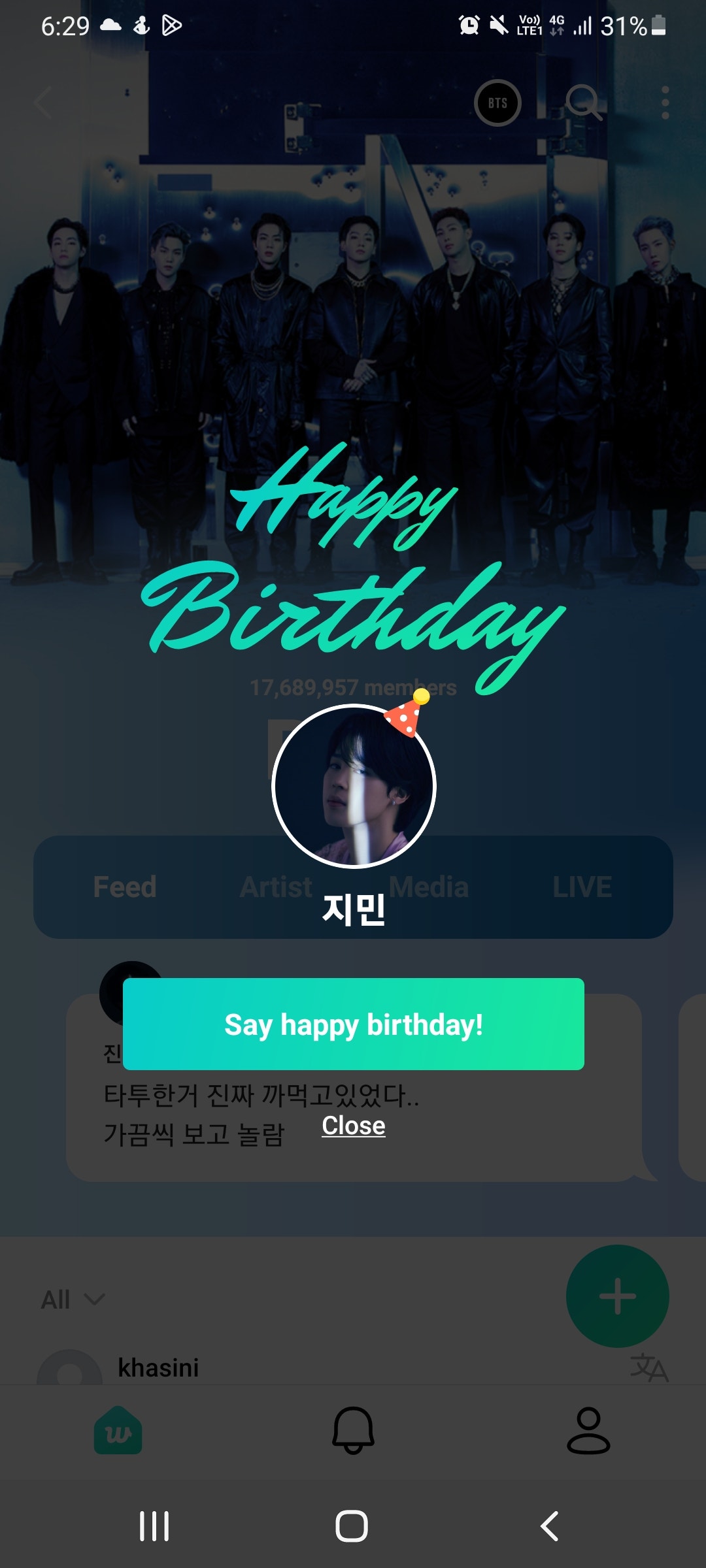 BTS Community Post - jimin oppa....happy birthday oppa....you are the one who said me to smile ...