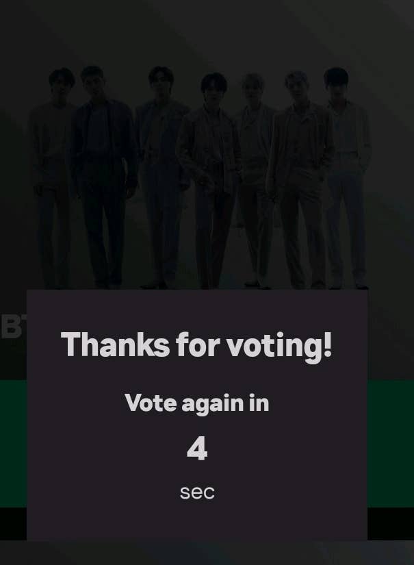 BTS 커뮤니티 포스트 - go army,Go to the link and vote for BTS -Unlimited Voting -BTS has been nominated ...
