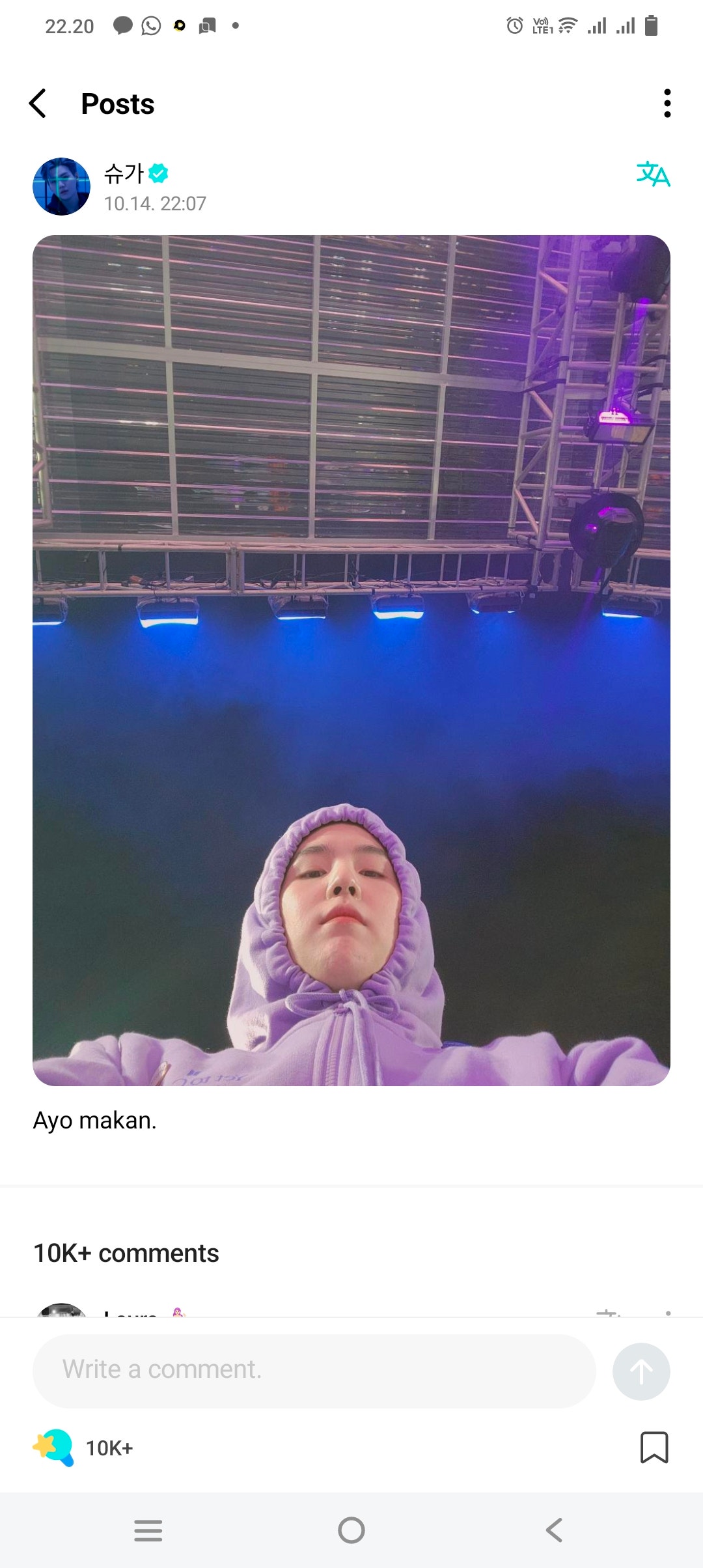 BTS Community Post - oppa yoongia SARANGHAE😘😘😘