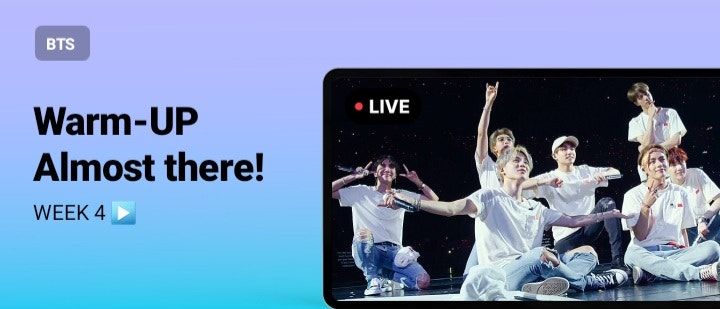 BTS Community Post - Last warm-up live for the concert 'Yet To Come' BTS in Busan. 'BRING THE ...