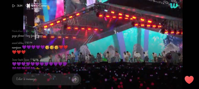 BTS Community Posts - moment to watch BTS live streaming concert online in Busan#yettocome#bts# ...