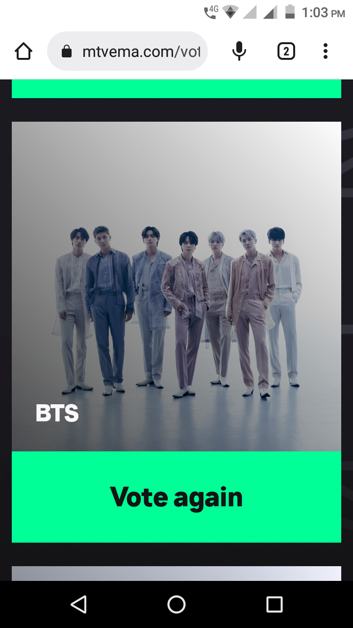 BTS Community Post - please vote for BTS 🗳️💜