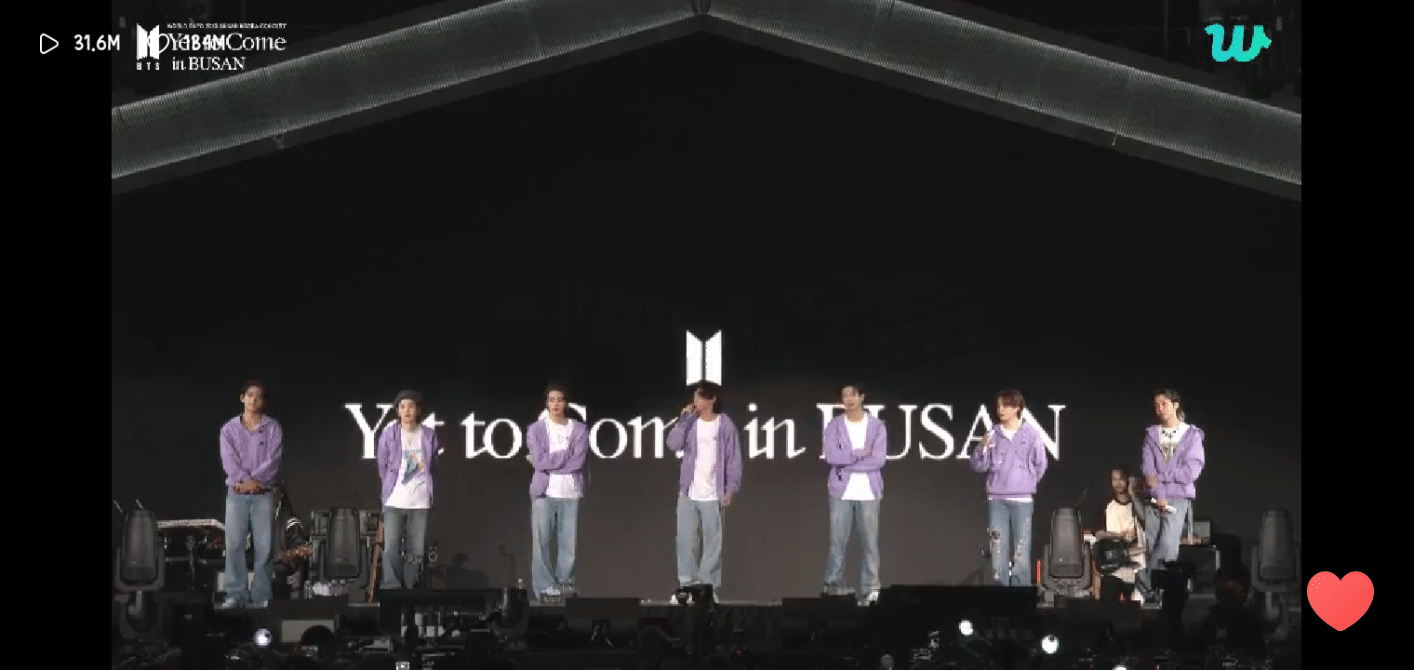 BTS Community Post - lively concert, thank you BTS, thank you weverse ...