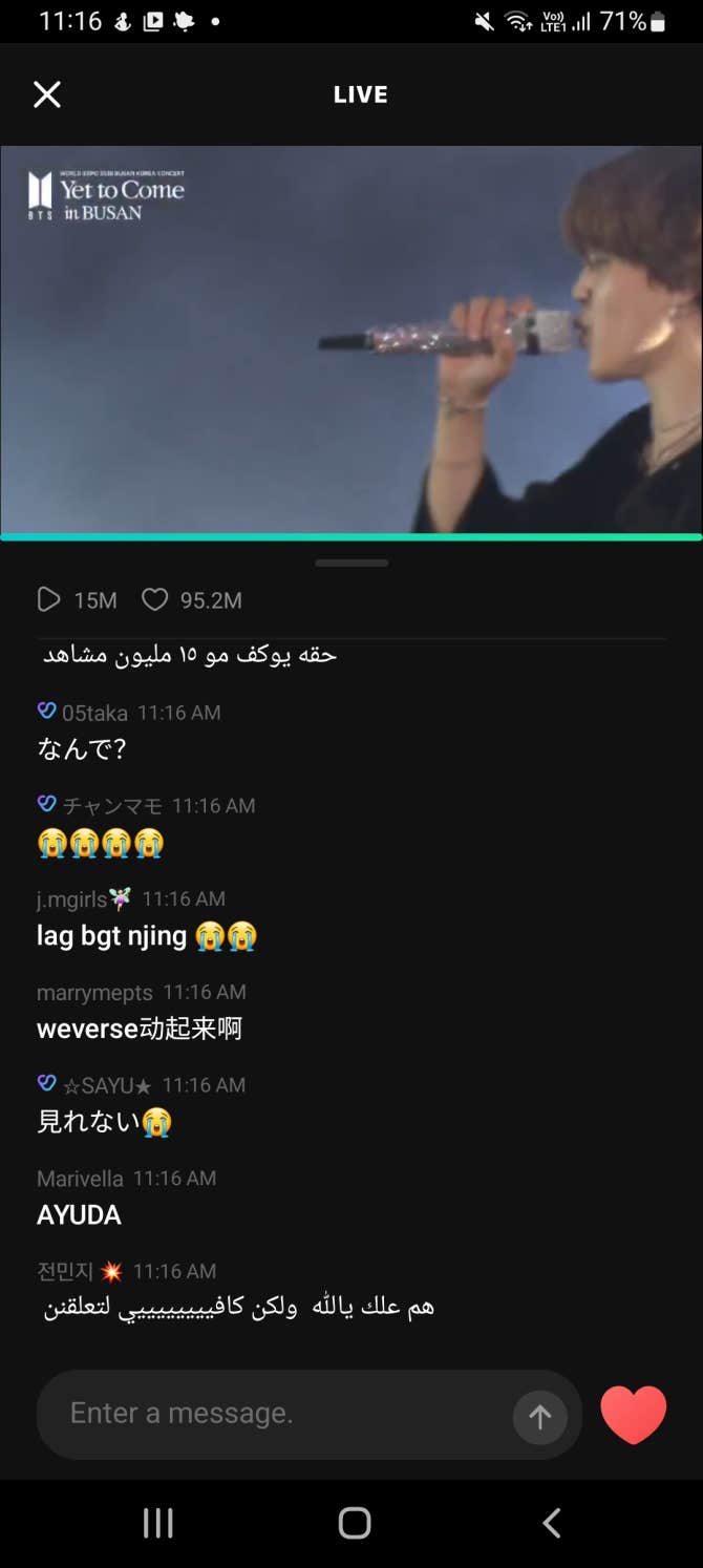 BTS Community Posts - my Wewerse is crashed...please stop commenting