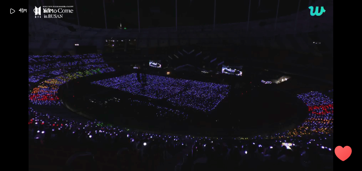 BTS 커뮤니티 포스트 - it was good today😊 but the live concert had too many ...