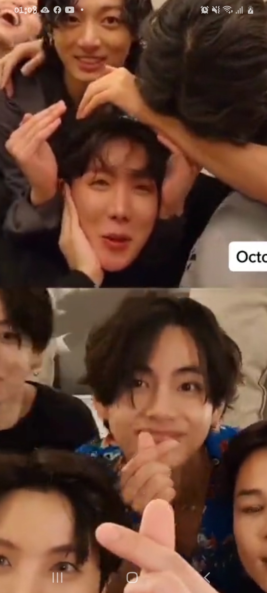 BTS Community Post - hoby with babies