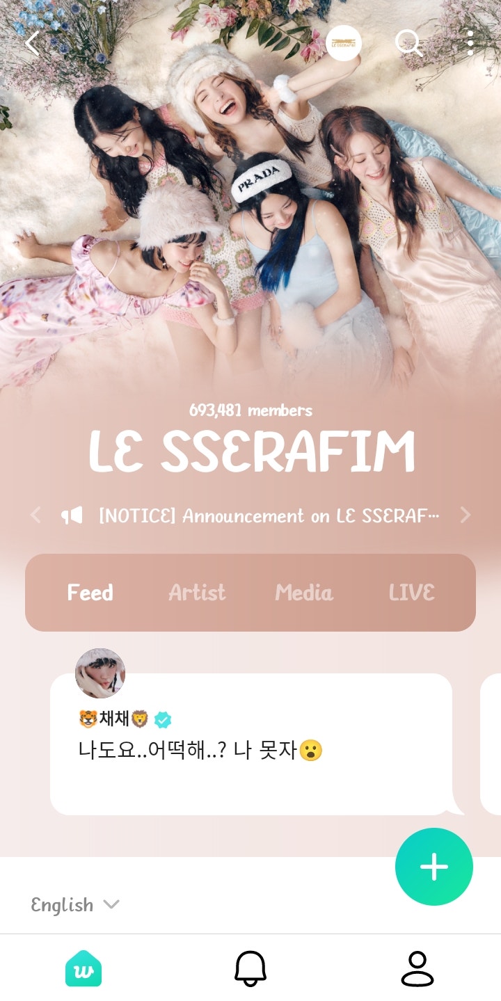 LE SSERAFIM Community Posts - Out of topic but lesserrafim wv layout is ...