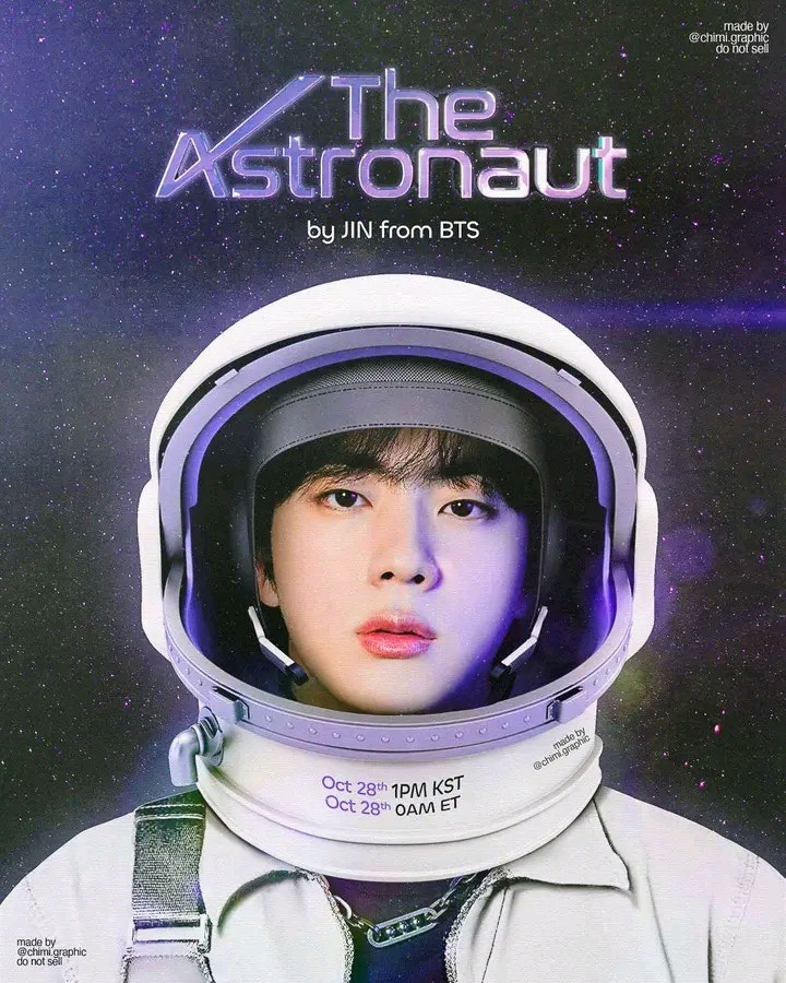 BTS Community Posts - Astronaut KIM SEOKJIN 💜💜💜 #jin Iloveu wwh