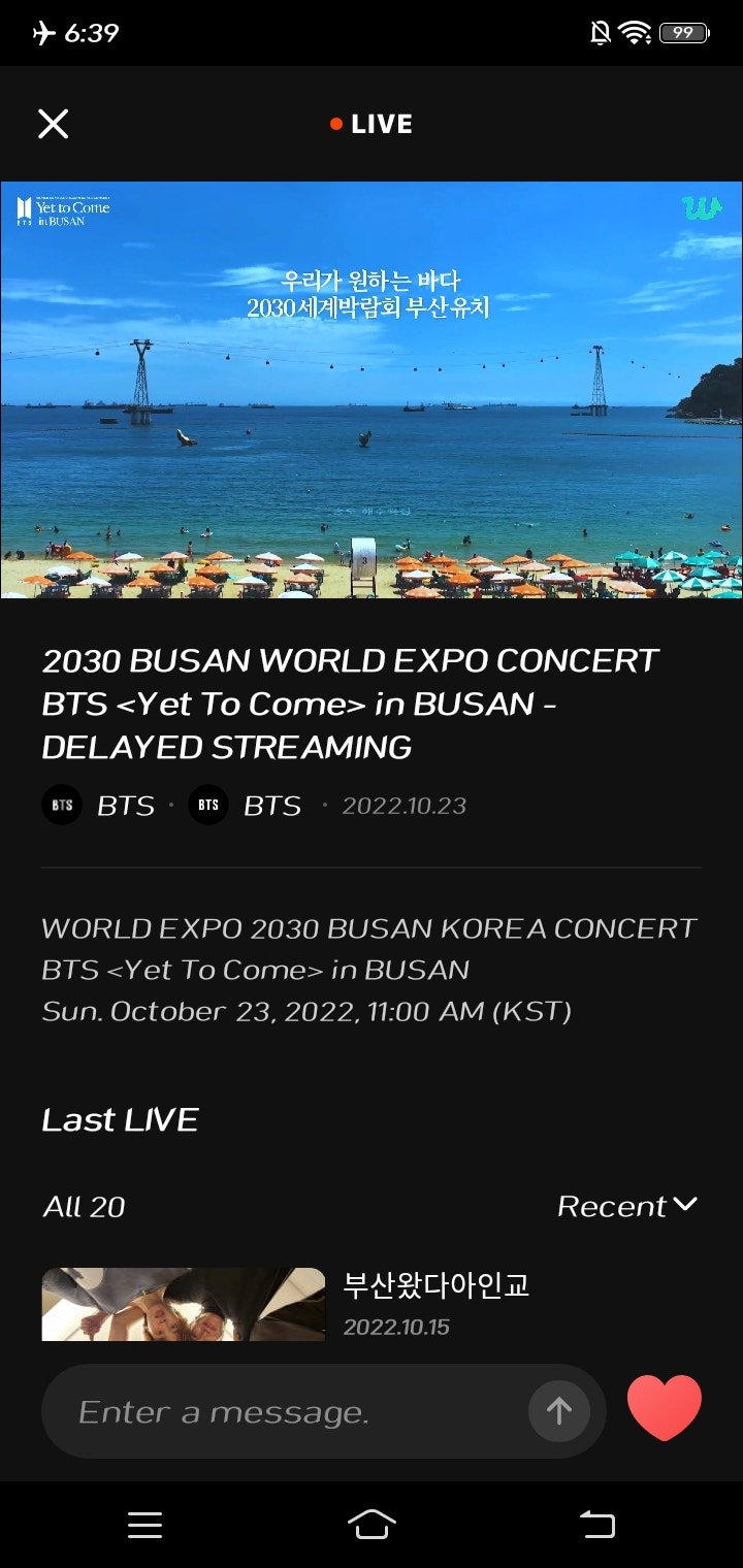 BTS Community Post - 🚨 REMINDER Exclusive delayed live streaming of BTS in BUSAN on Weverse 🗓 ...