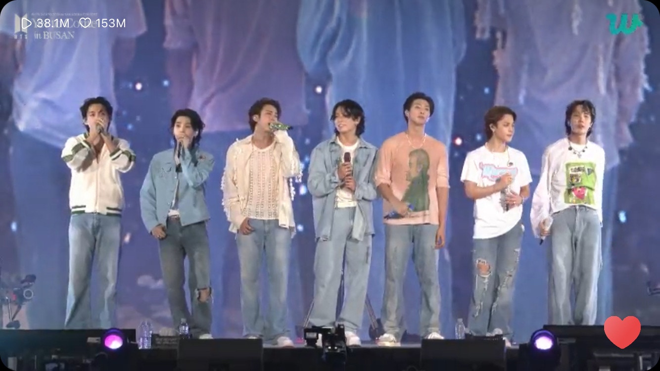 BTS Community Post - #YetToCome_in_Busan_Weverse_LIVE_Again 全部全部感動なので選べないです😭 最高でした💜💜💜💜💜💜💜 ずっとずっと ...