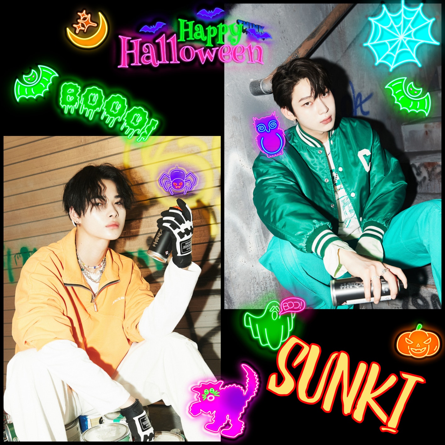 ENHYPEN Community Post - 10月のSUNKIday💕 ハロウィンバージョンで🤗 USツアーを終えて、アーチストとして ...