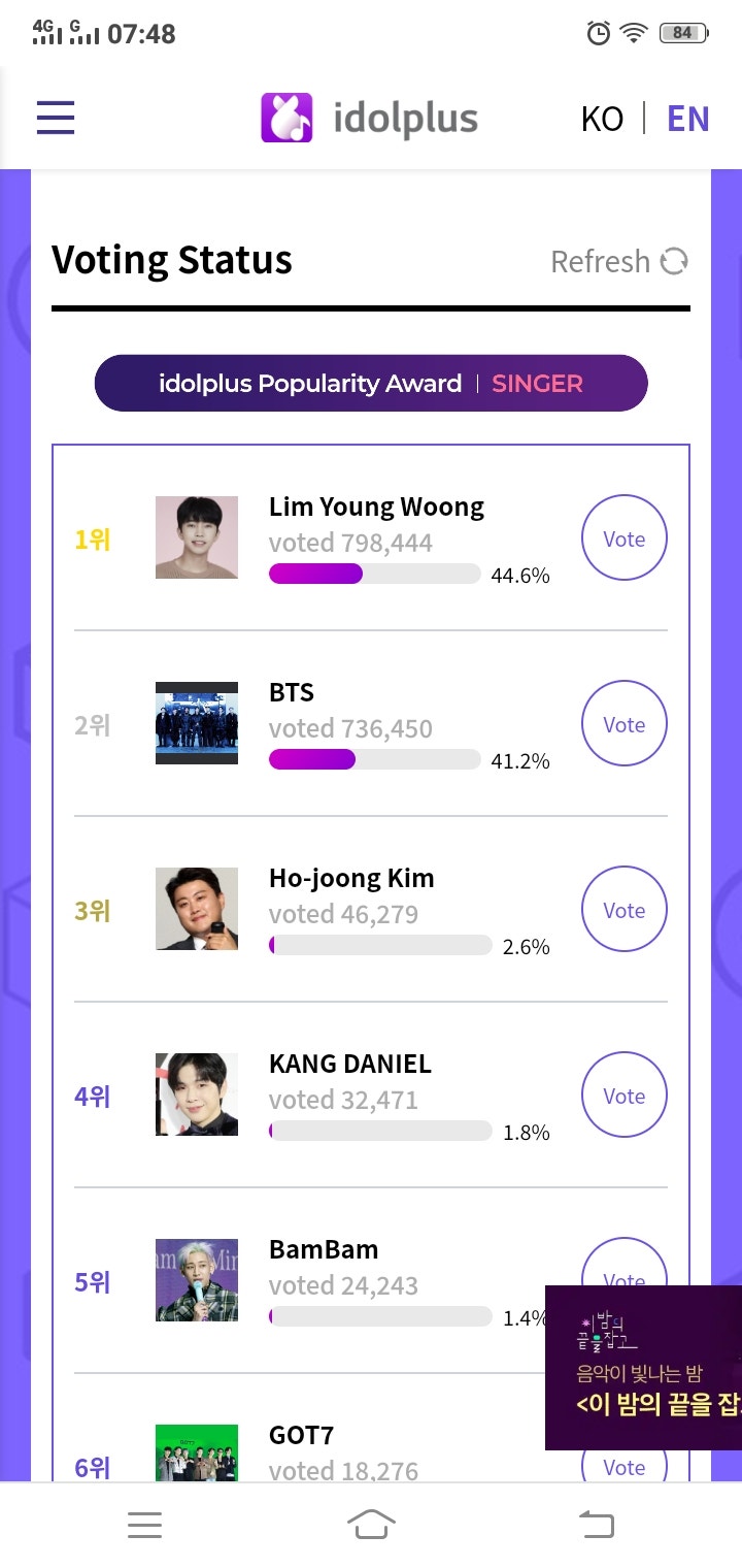 BTS Community Posts - D7🚨bts has been nominate on AAA🚨plz vot for bts 💥panic vote didn't work ...