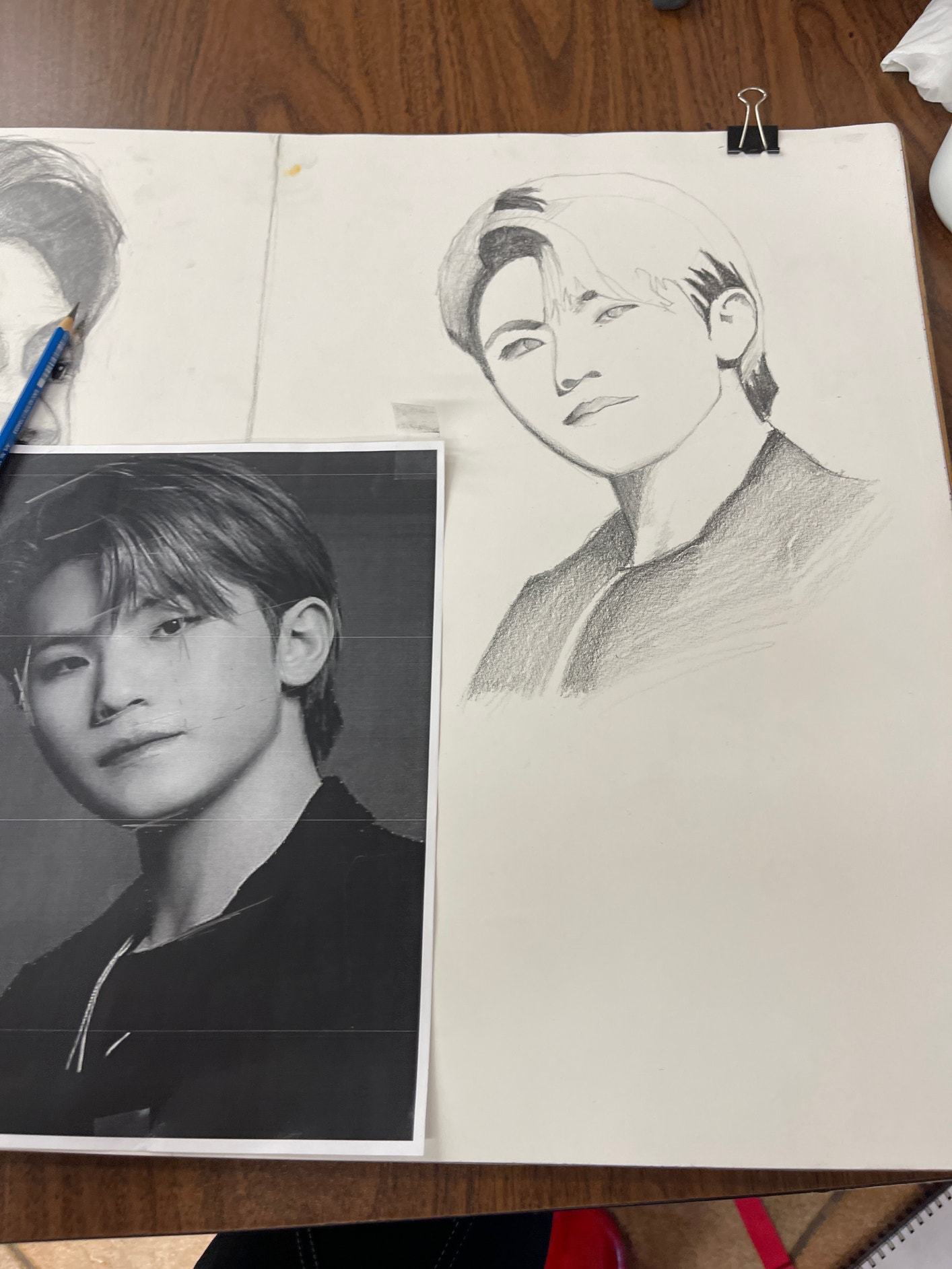 SEVENTEEN Community Posts - slowly drawing our favorite vocal leader 🫶🍚🍚🫶