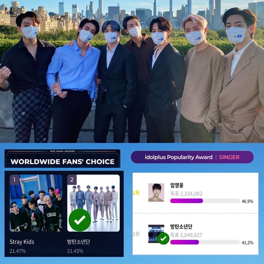 BTS Community Posts - 🚨 ARMYS LET'S VOTE FOR BTS AT 2 BIG AWARDS: 2022 MAMA & AAA ( LINK BELOW ...