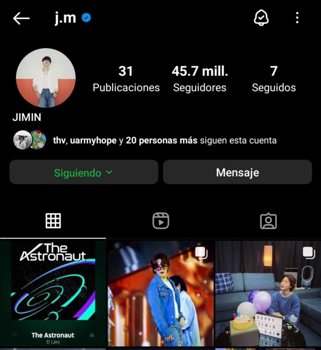 BTS Community Post - Nueva actualización de Jimin en IG.🏃‍♀️😳 Por favor voten, yo si quiero que ...
