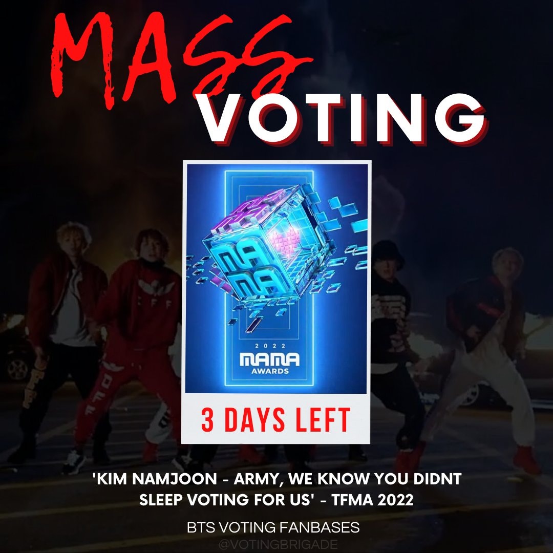 BTS Community Posts - 📊MAMA 2022 🏆 Worldwide Fan's Choice Awards 🚨BTS Rank#2 🗳️ WEB (50% ...
