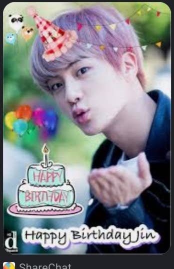 Bts Community Posts 월드와이드 핸썸진오빠 생일축하해 건강하고 행복하자💜