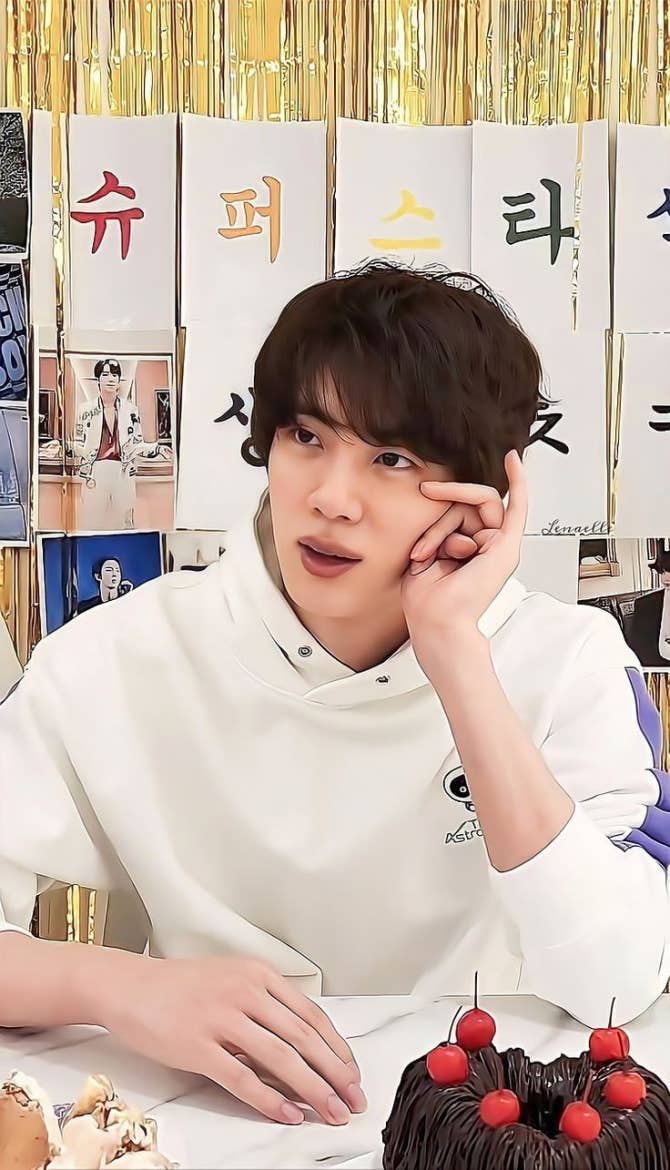 BTS Community Posts - Saranghae Jin 🤍🤍