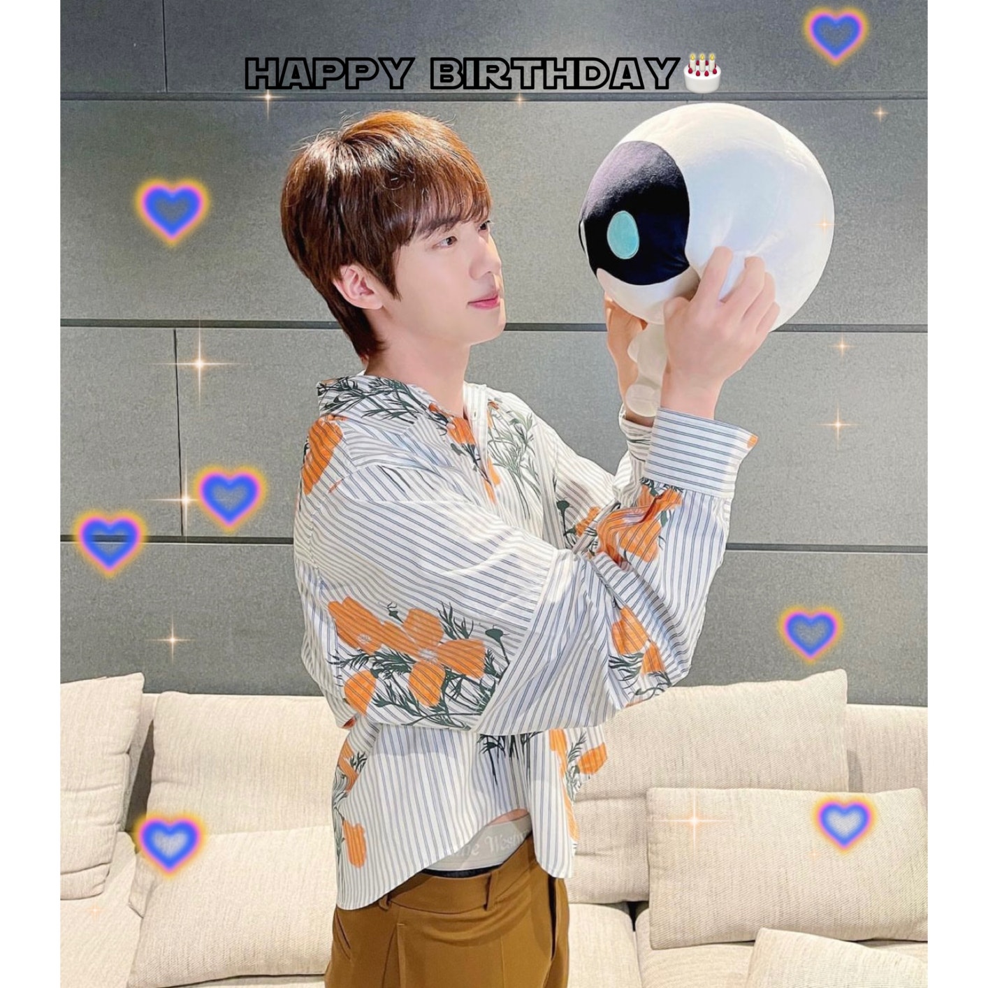 Bts 커뮤니티 포스트 Jinくん来てくれてありがとう🥹