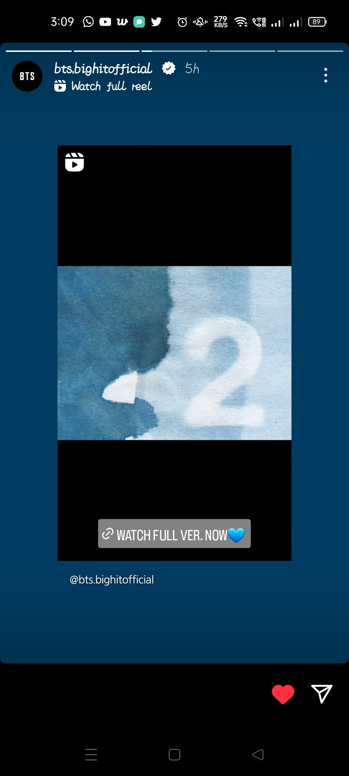 BTS Community Post - BTS OFFICIAL IG STORY UPDATE | 221205