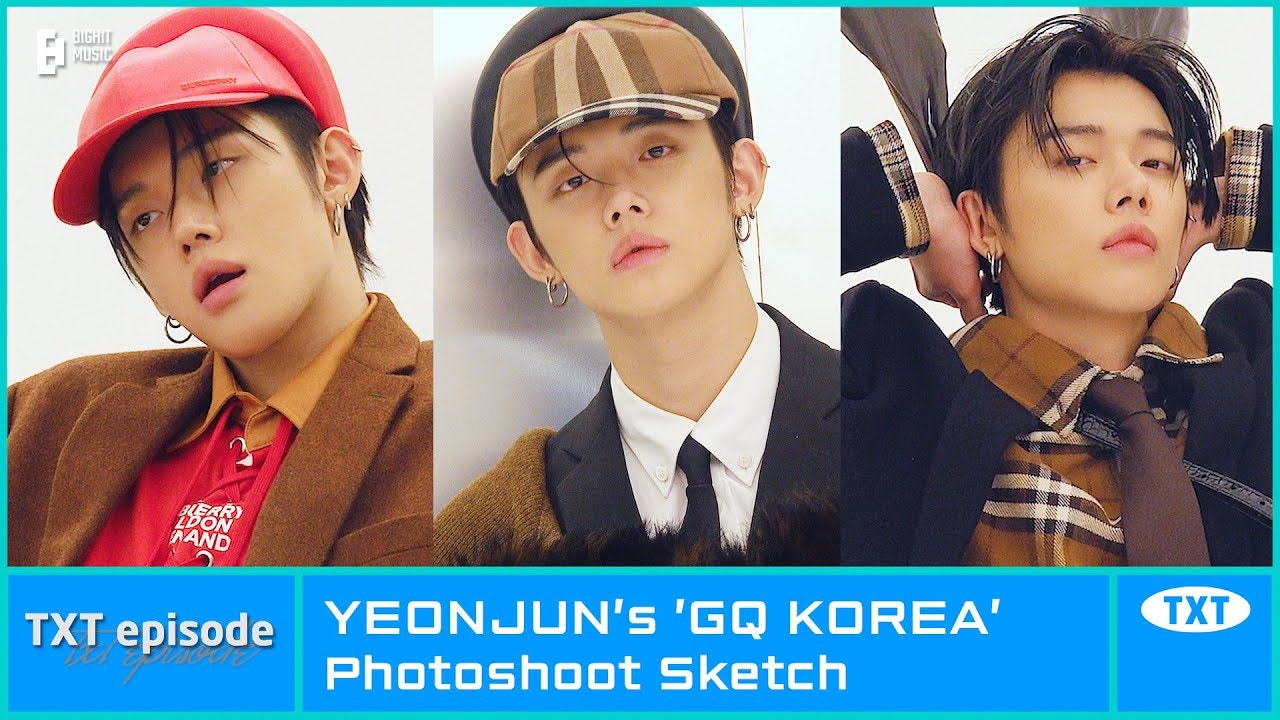 Weverse TOMORROW X TOGETHER Media - [EPISODE] YEONJUN’s 'GQ’ Photoshoot Sketch - TXT (투모로우바이투게더)