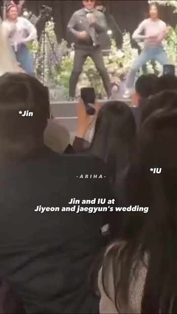 BTS Community Post - Jin attended T-ara jiyeon's wedding yesterday.. IU was there too like the ...