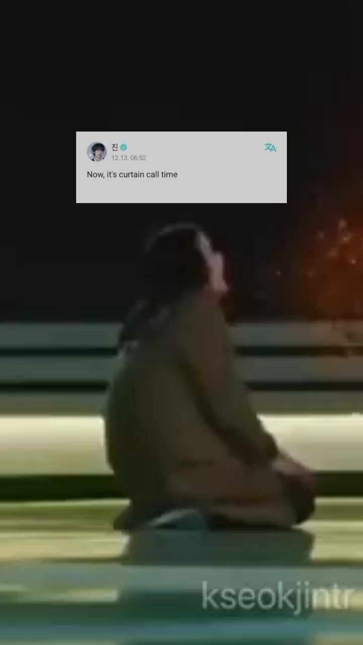 BTS Community Post - jin hyung oppa 😭😭😭