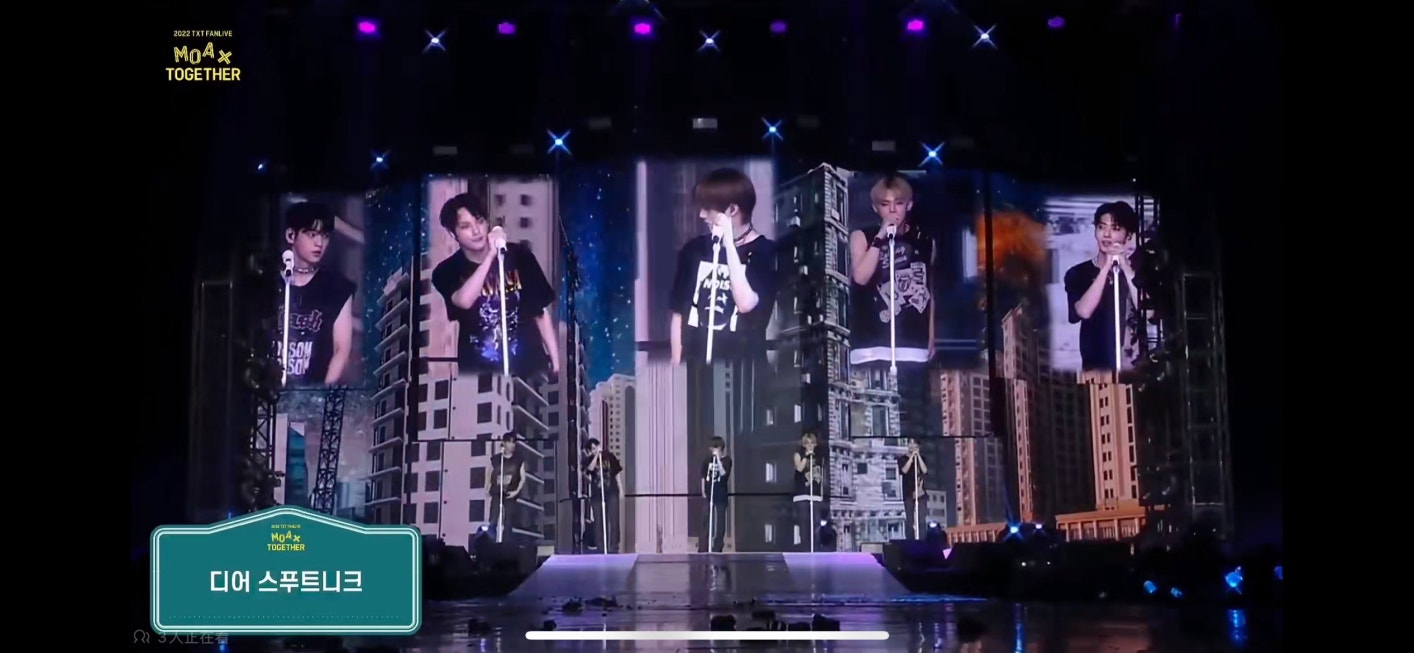 TOMORROW X TOGETHER Community Post - 今天看的是这一场 220305的fanlive 看完心情好好啊 每个 ...