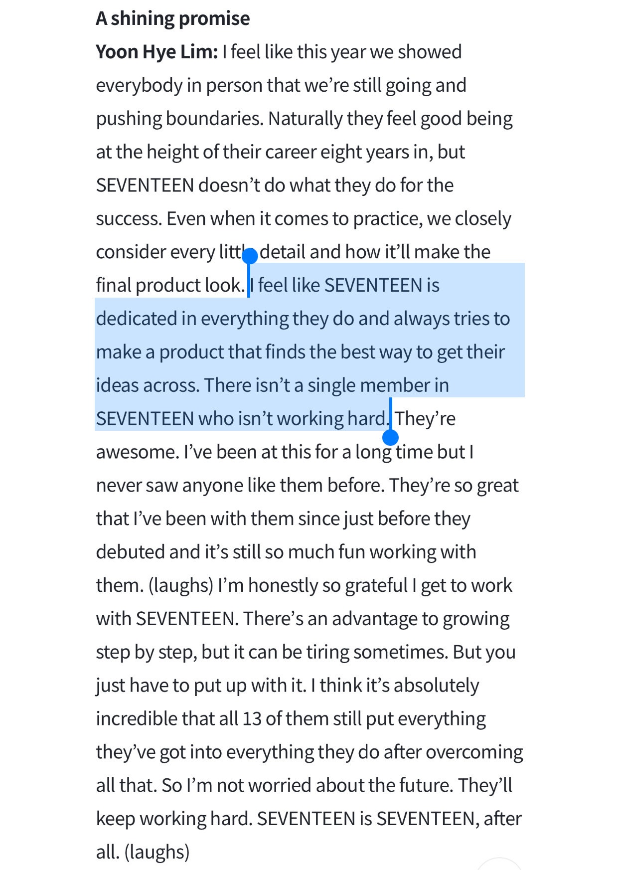 SEVENTEEN Community Posts - the original self-producing idols ️‍🔥