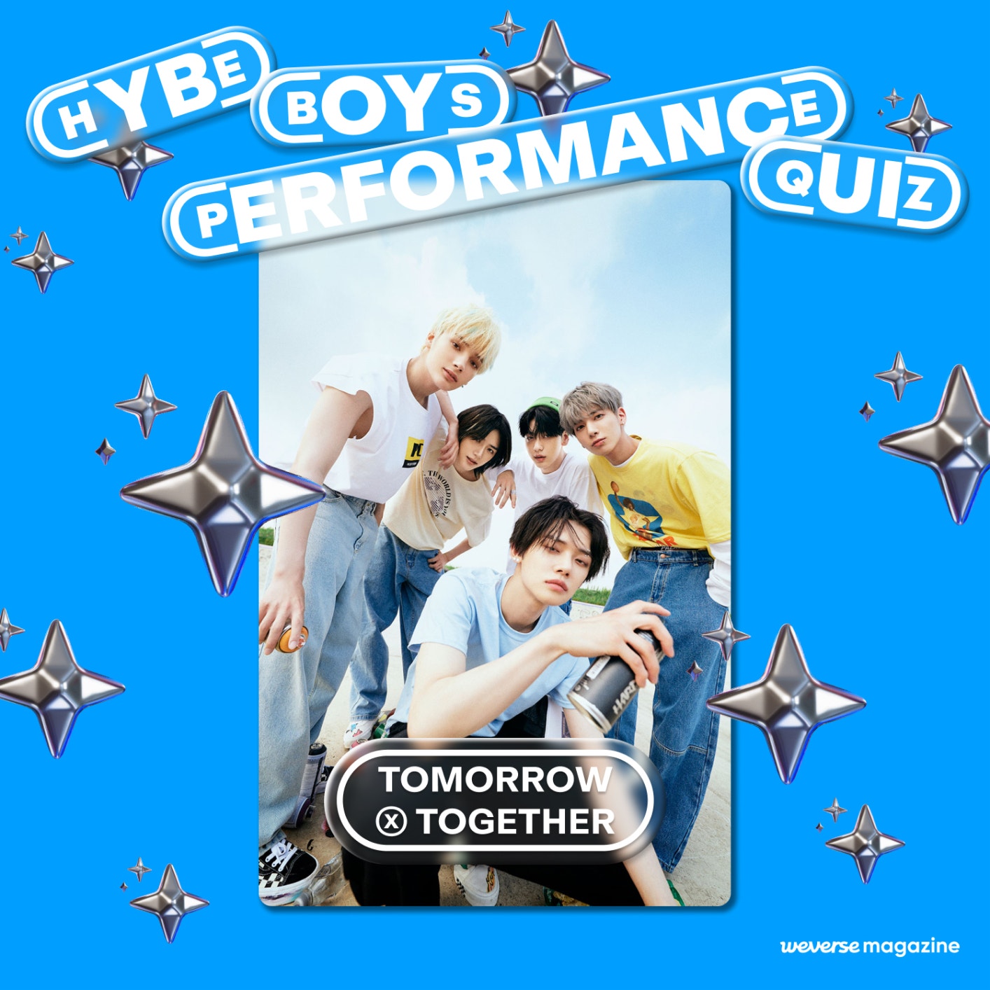 Weverse TOMORROW X TOGETHER Image - [Magazine] HYBE BOYS PERFORMANCE QUIZ
