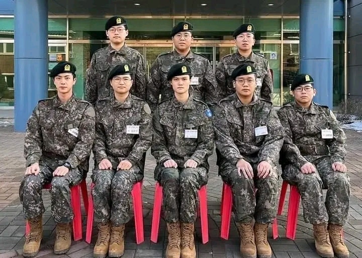 BTS Community Post - Jin in Trainee Sketch Official Jin's military ...