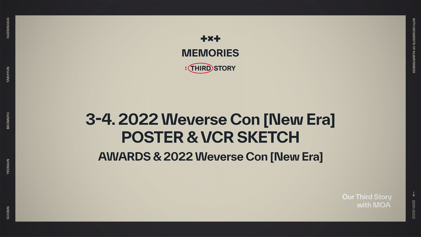 Weverse TOMORROW X TOGETHER Media - 3-4. 2022 Weverse Con [New Era ...