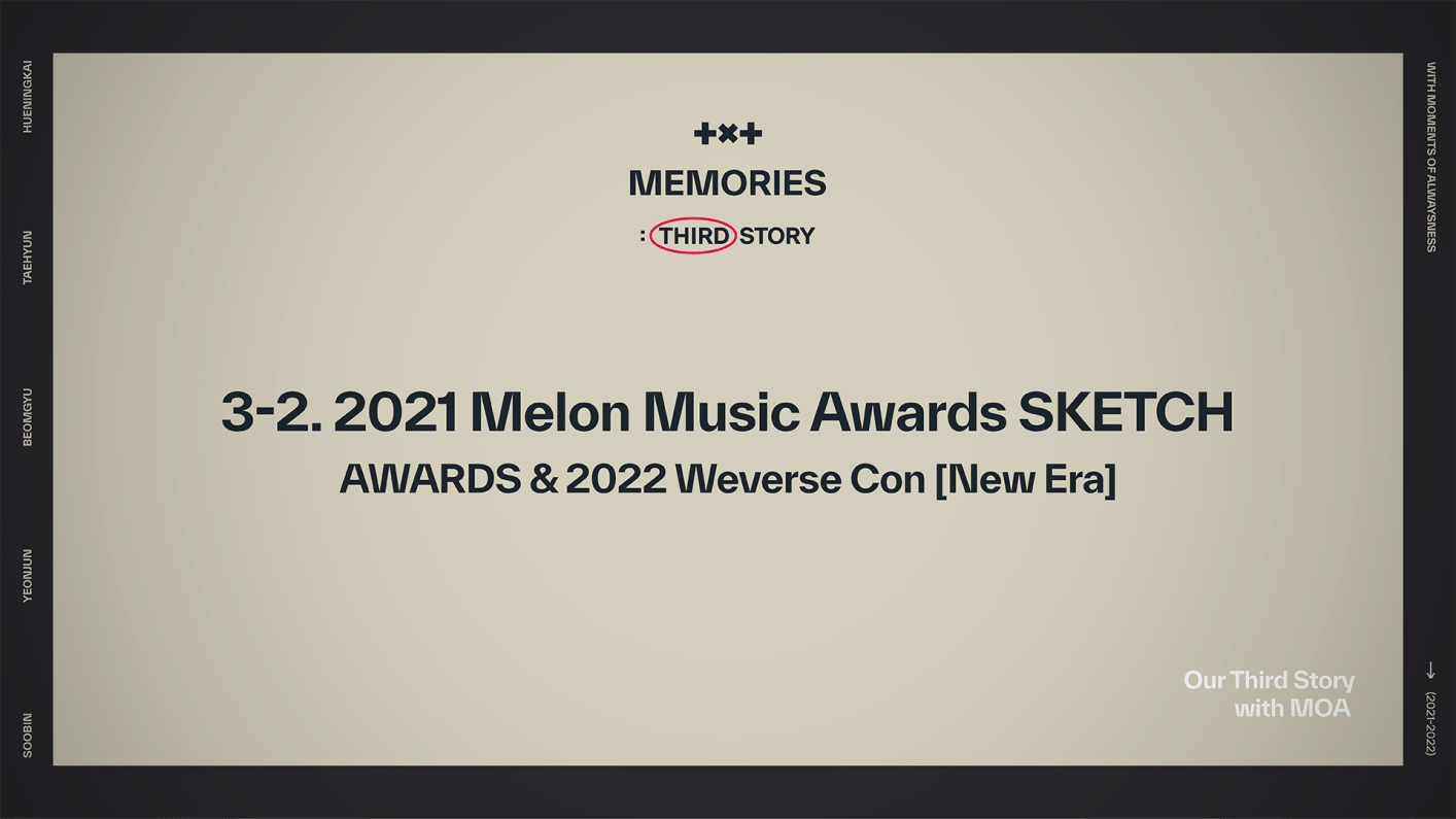 Weverse TOMORROW X TOGETHER Media - 3-2. 2021 Melon Music Awards SKETCH