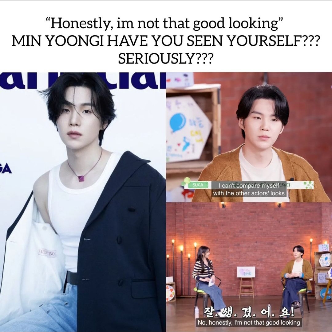 BTS Community Posts - #to_suga MIN YOONGI! What are you talking about??? Have you seen Yourself ...