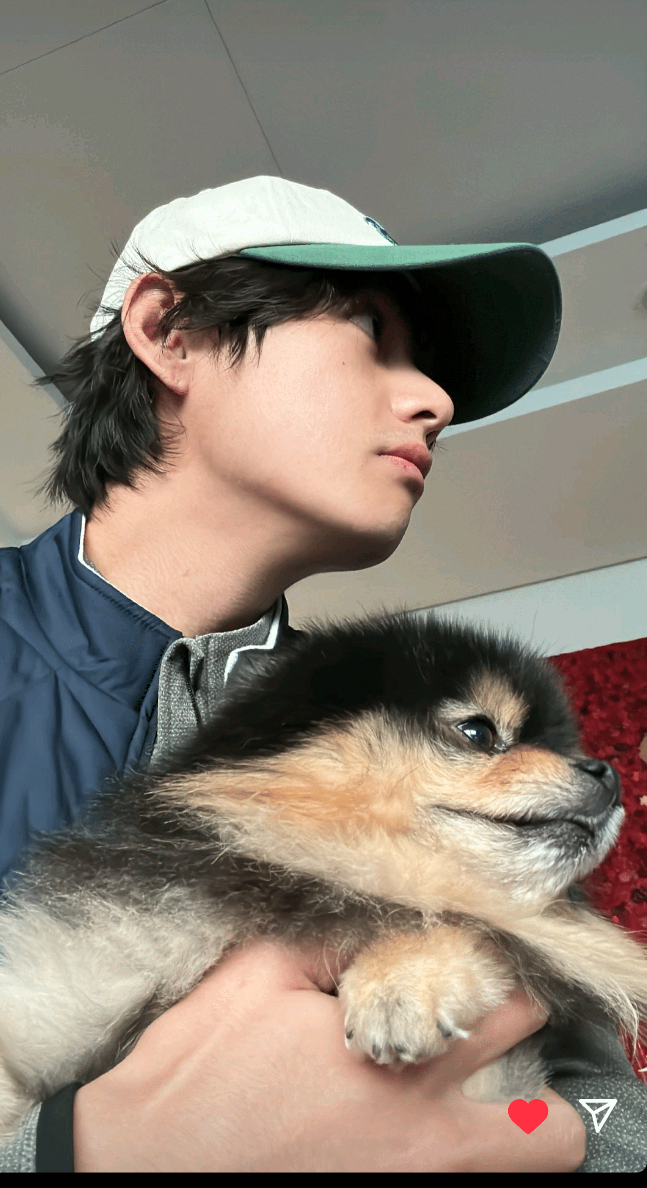 BTS Community Post - Look at him(Tannie) he is sooo cute awww ...