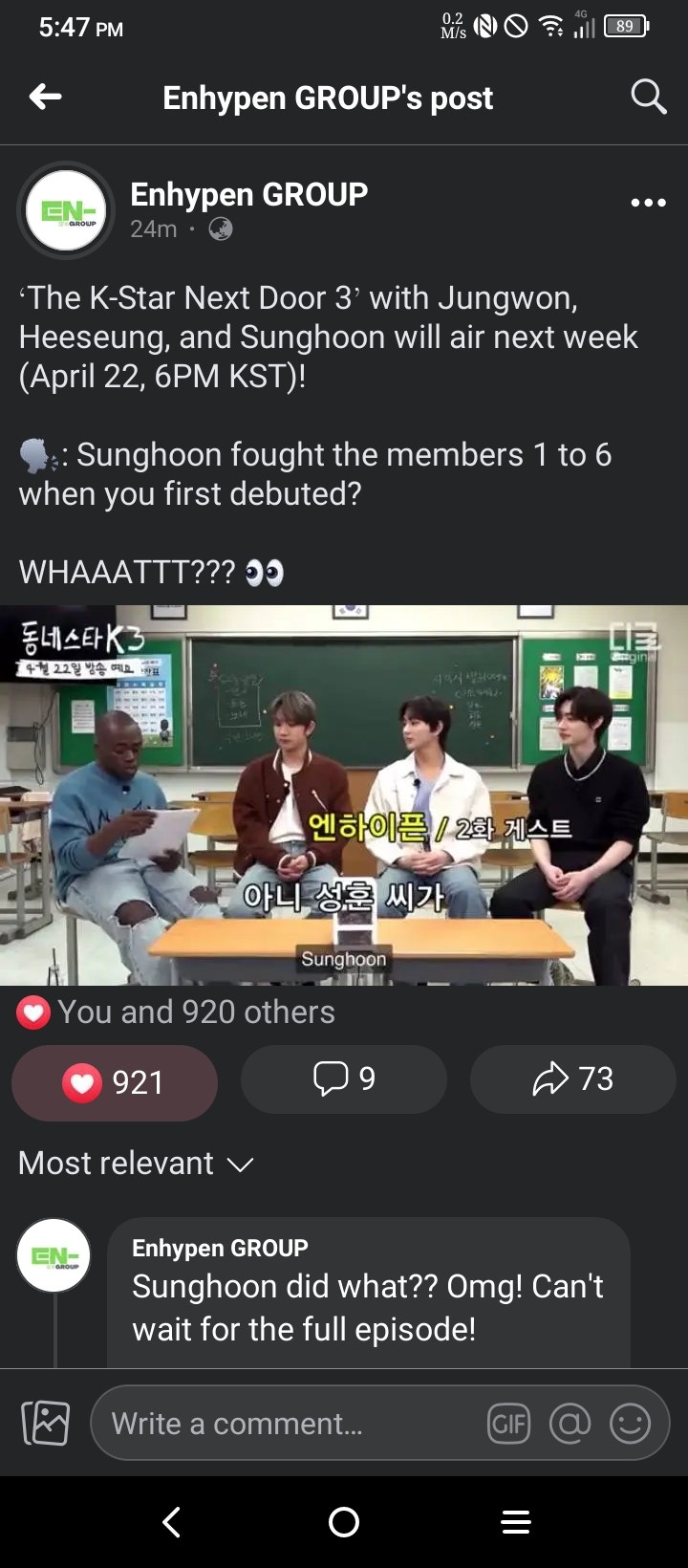 ENHYPEN Community Post - THIS IS TRUE??? OMG