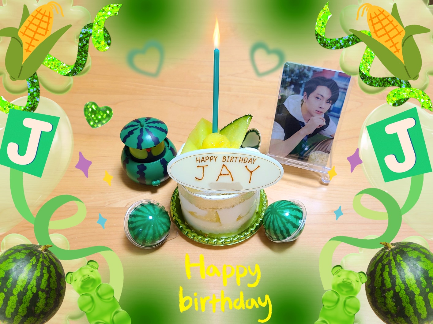 ENHYPEN Community Post - 🍉HAPPY JAY DAY🌽 一週間遅くなりましたが投稿したいと思います もう張り切って ...