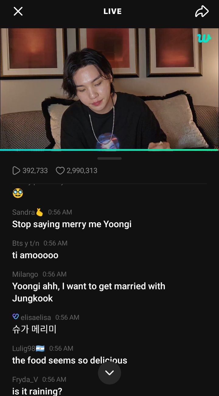 BTS Community Post - l Love you suga