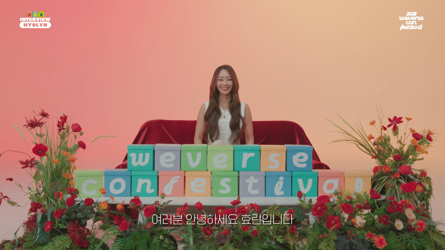 Weverse Weverse zone Media - 2023 Weverse Con Festival - Box Interview ...