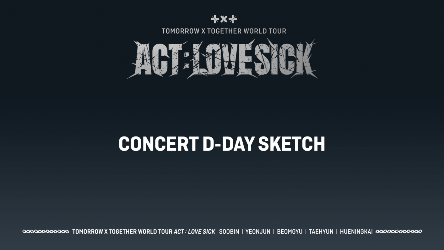 Weverse TOMORROW X TOGETHER Media - CONCERT D-DAY SKETCH