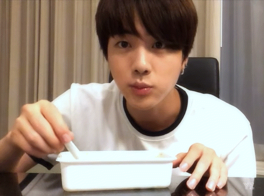 BTS Community Post - 많이 먹는 네가 좋아♪ EAT JIN 8주년 축하해요😋 즐거운 콘텐츠 고마워요. 앞으로도 맛있게 먹고 건강하게 지내🫶🏻 #Dear ...