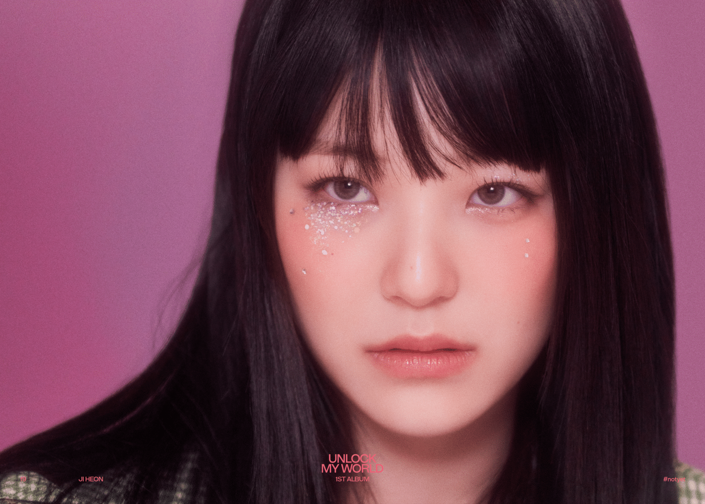 Weverse fromis_9 Image - fromis_9 (프로미스나인) 1st Album [Unlock My World] 💗 #notyet #백지헌 Official Photo