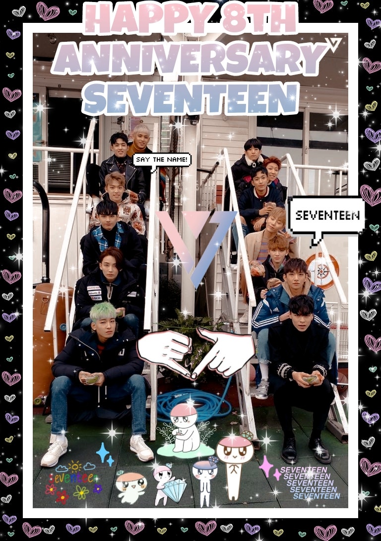 SEVENTEEN Community Posts - #HAPPY_SEVENTEEN_DAY 8 ️ ∞💎 #8_to_∞